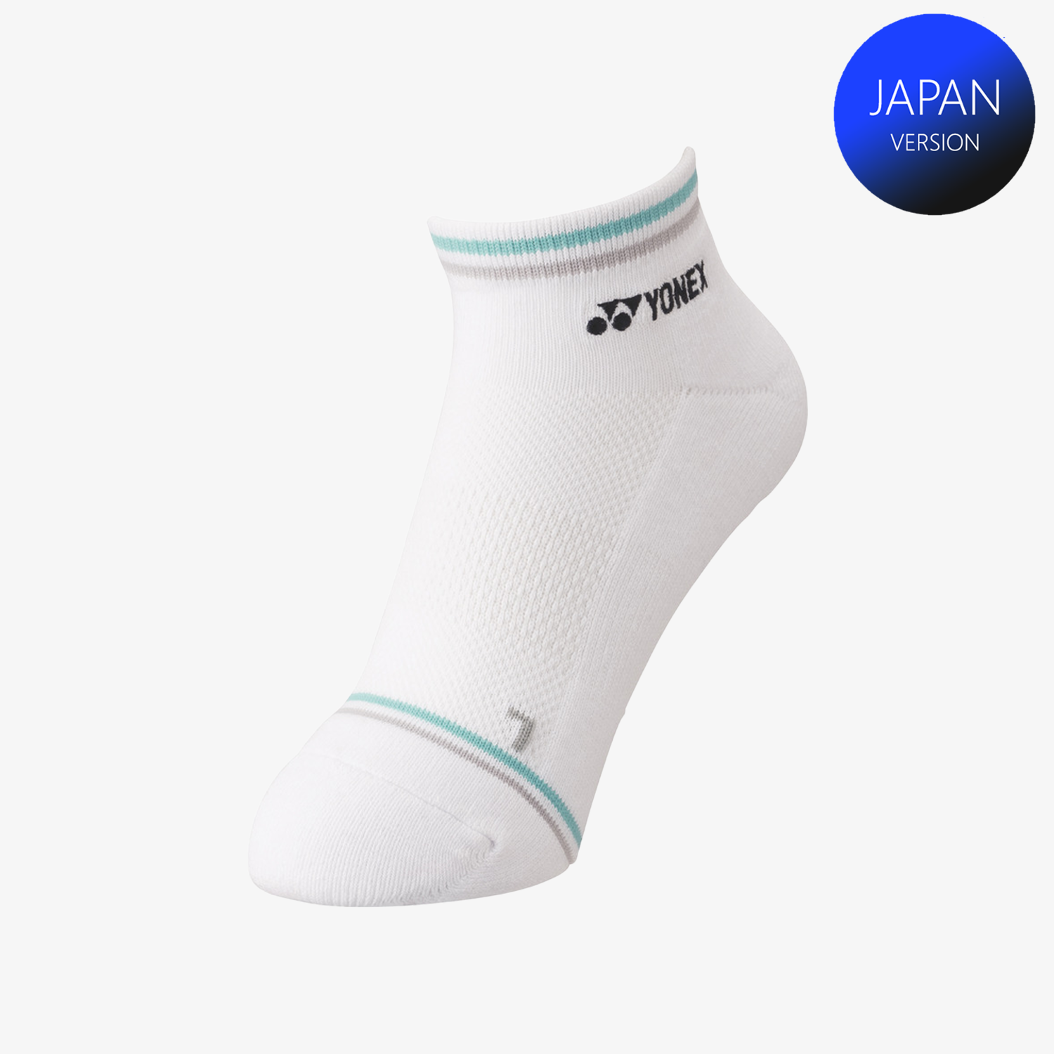 Yonex Women's Sport Low-Cut Socks 29181WAQA (White/Aqua) S – JoyBadminton