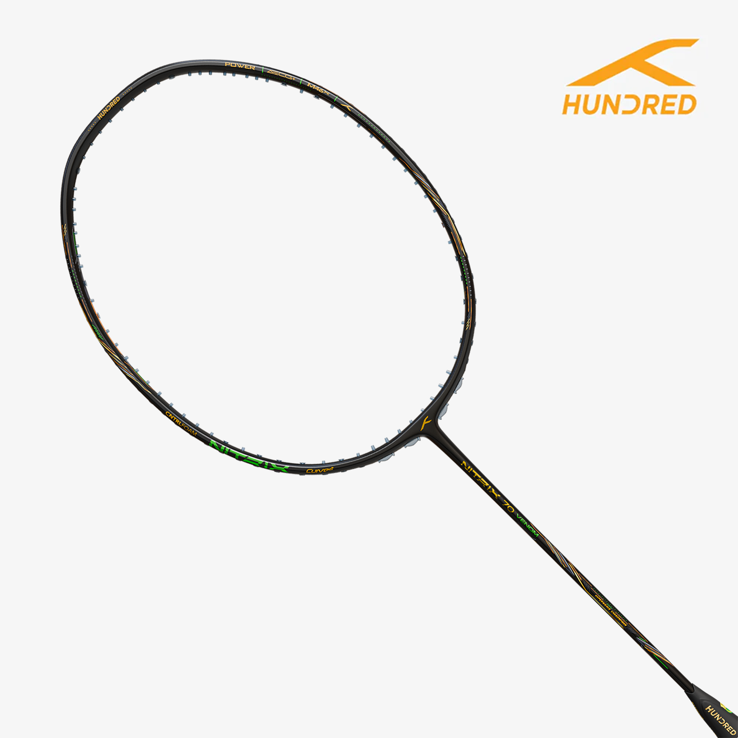 Hundred Nitrix 70 Venom (Black/Green) – JoyBadminton