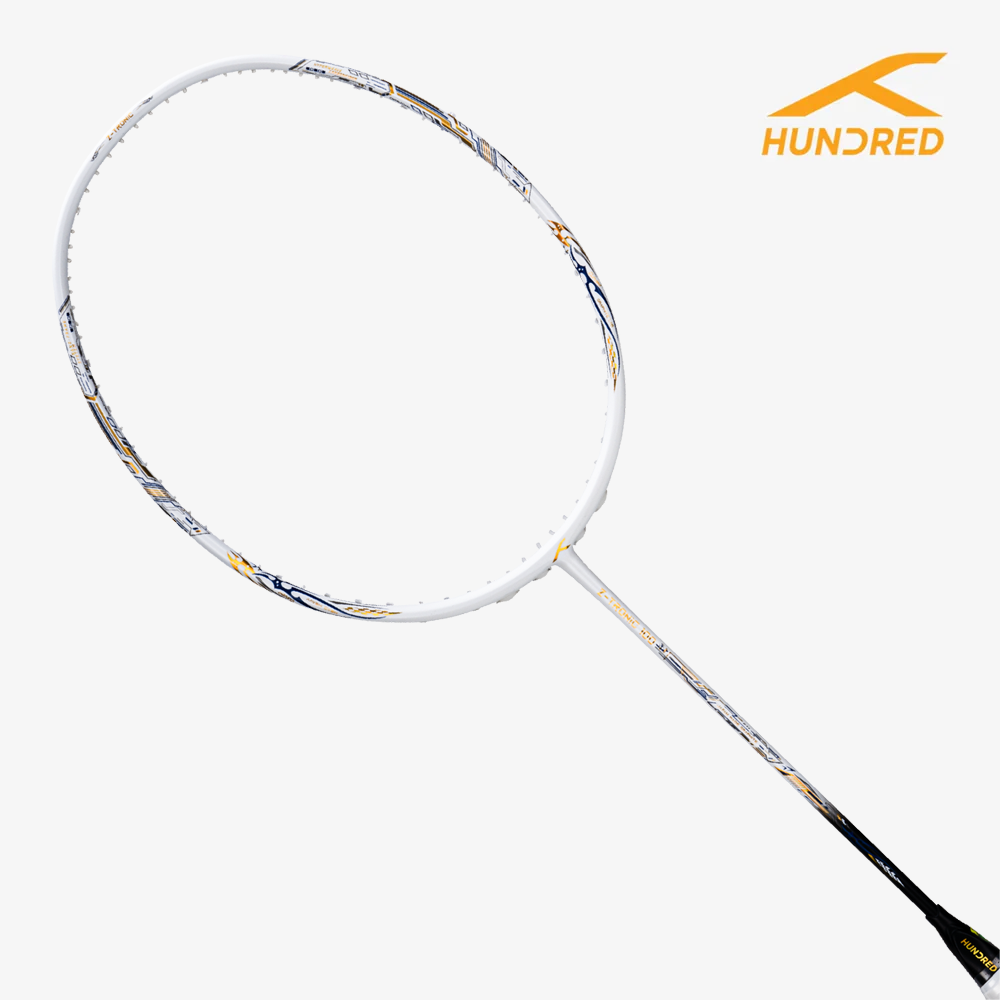 Hundred Z Tronic 100 (White/Gold) – JoyBadminton