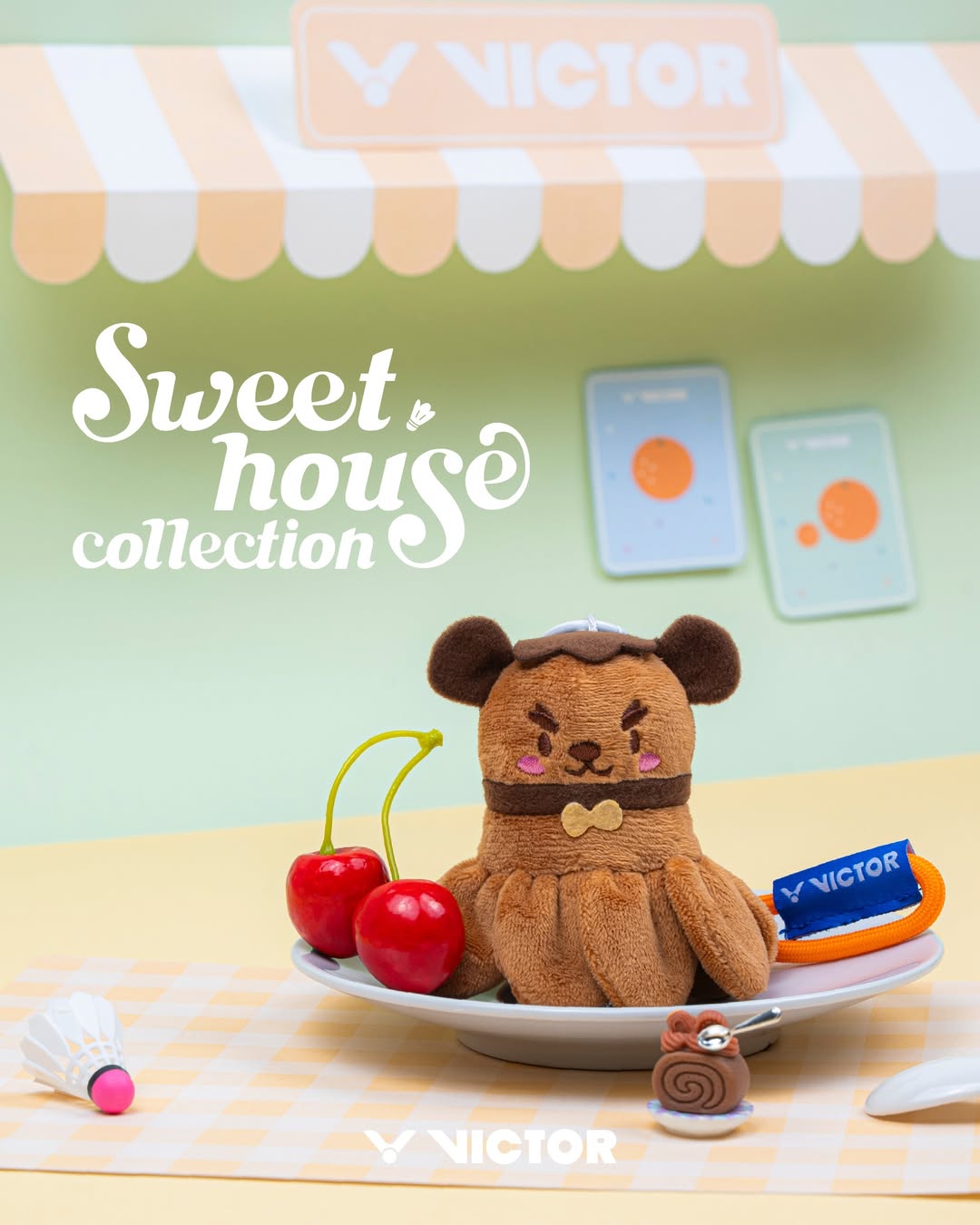 Victor Sweet House Collection Sweet Smash Bag Charm PG6027-W (Chocolat ...