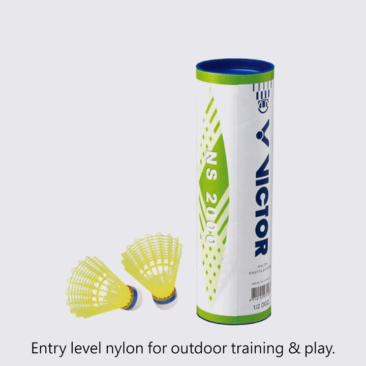 Victor VSN-2000 Yellow Nylon Shuttlecock