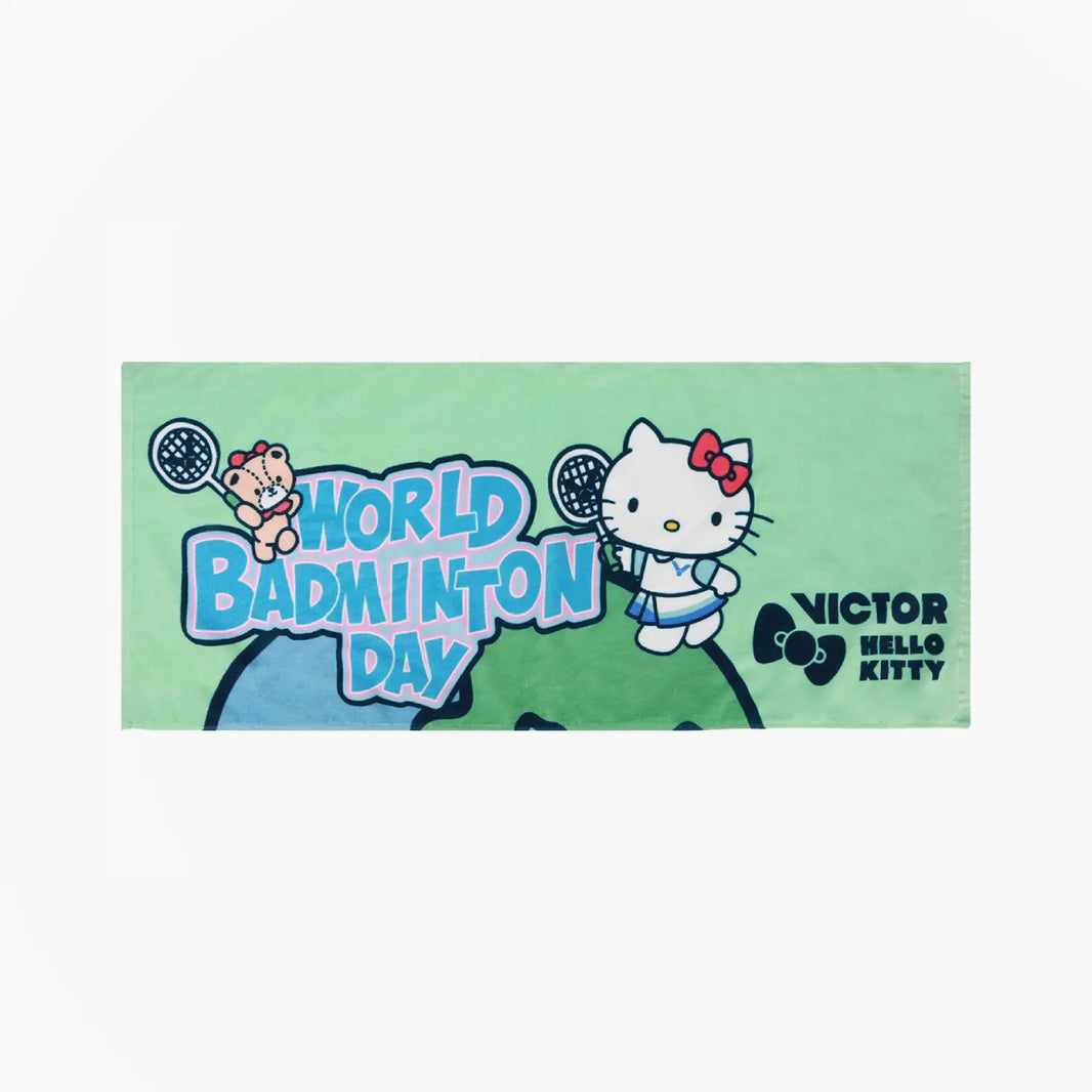Victor x Hello Kitty World Badminton Day Towel TW-KT302 R (Green)