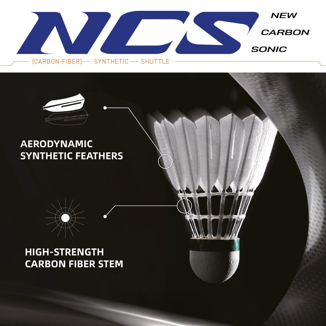 Victor New CarbonSonic Shuttlecock NCS 2025 (6 pc) – JoyBadminton