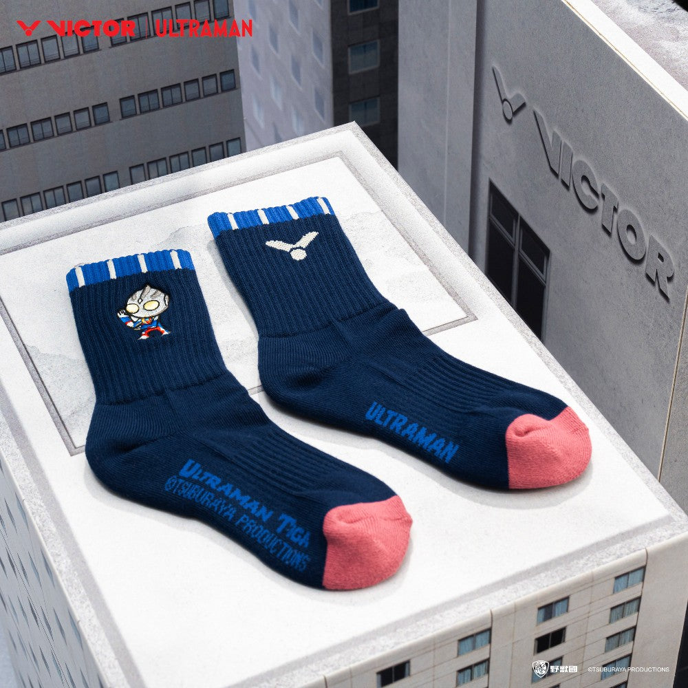 Victor x Ultraman Men's Sport Socks SK517UTM-B (Lighthouse Blue) – JoyBadminton