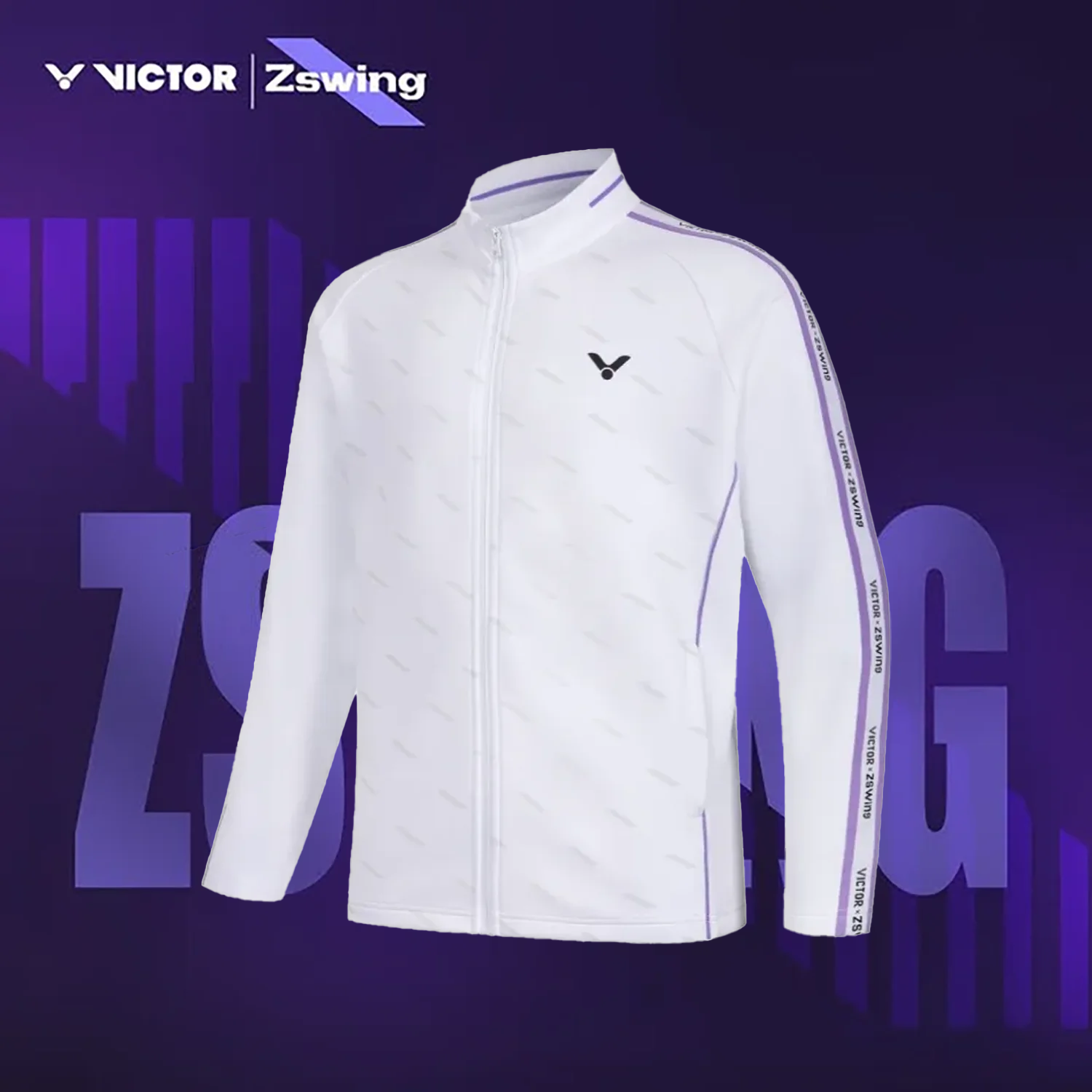 Victor x ZSW Collection Knitted Jacket J-505ZSW-A (Bright White) (COMI ...