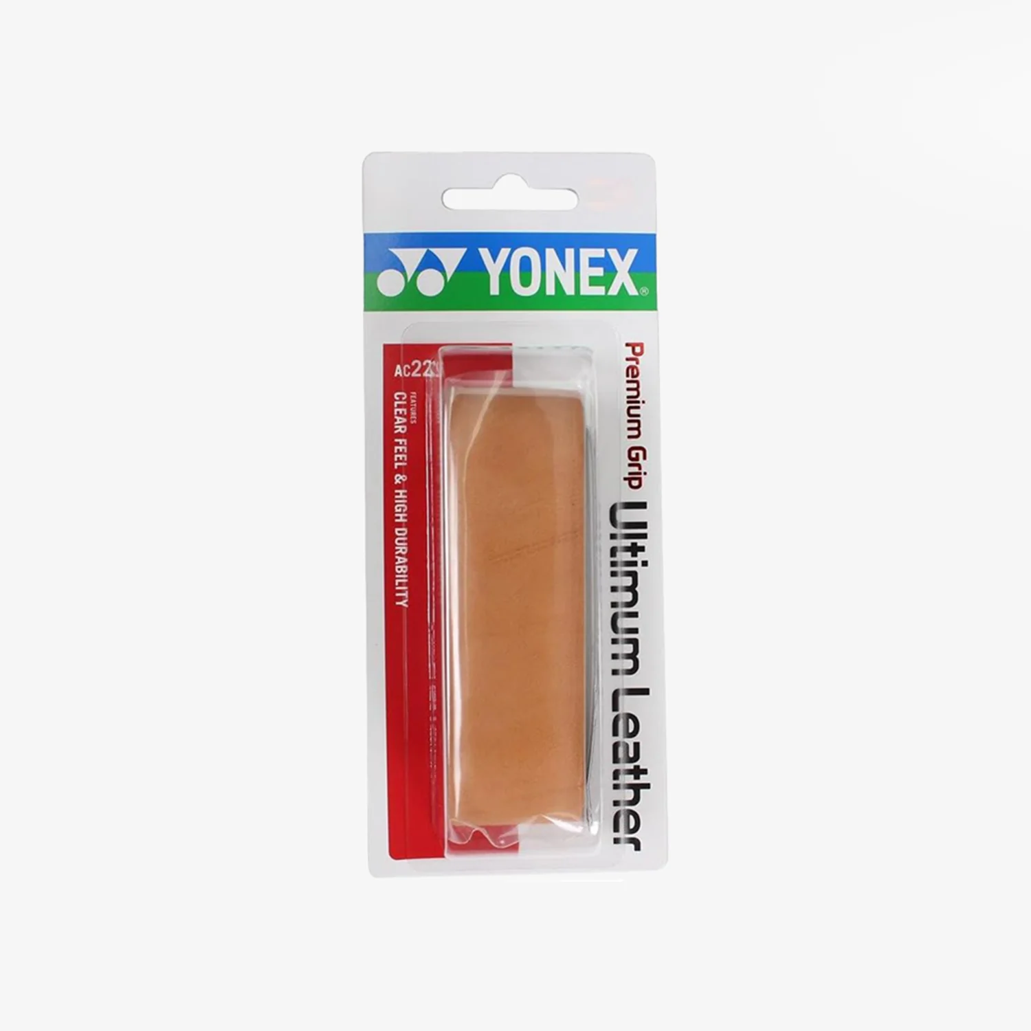 Yonex AC221BR Brown Ultimum Premium Leather Replacement Grip ...